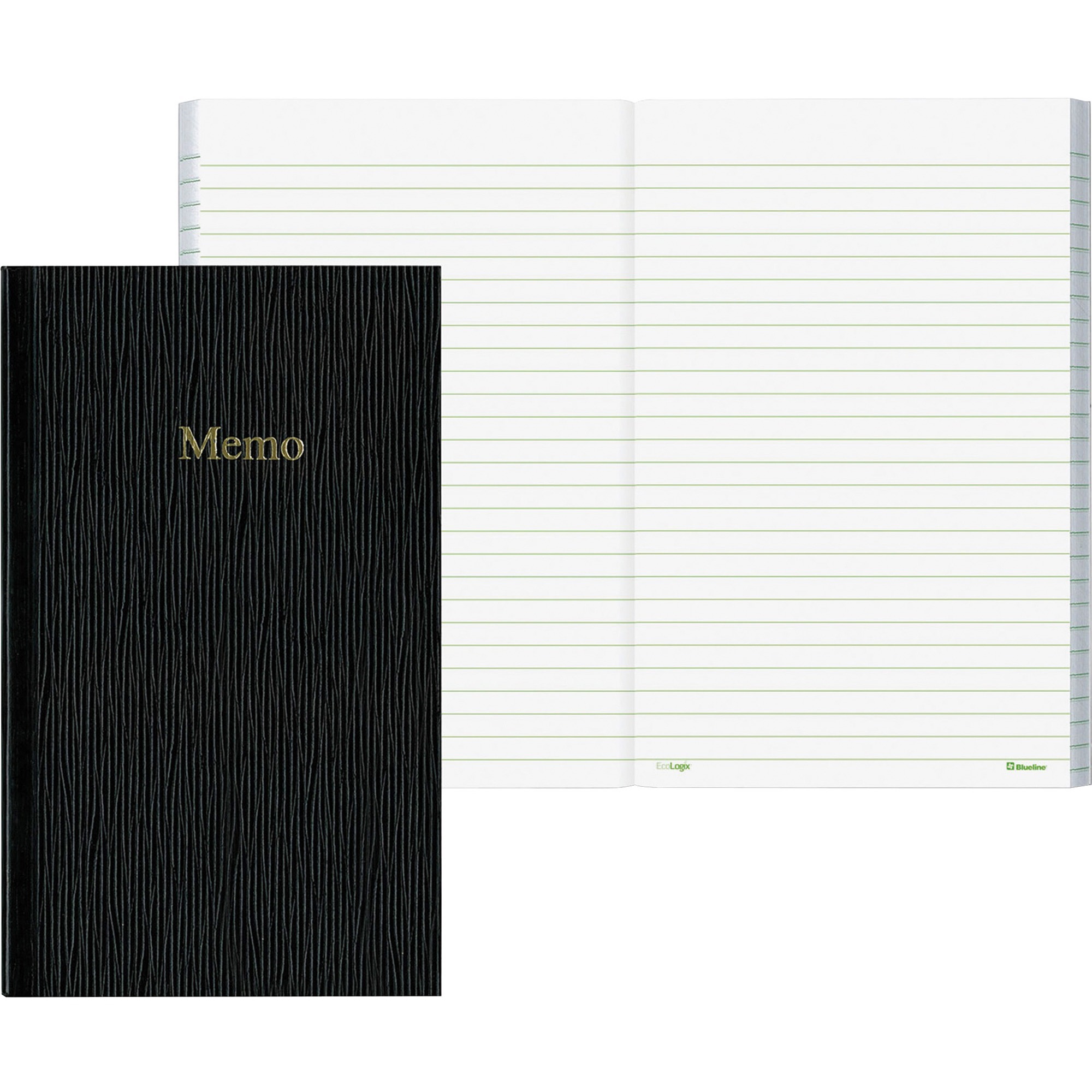 Blueline Glue Binding Side Open Memo Book - Madill - The Office Company