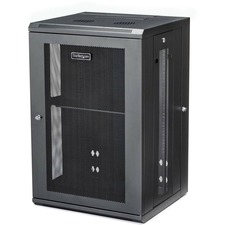StarTech.com 18U 19" Wall Mount Network Cabinet - 16" Deep Hinged ...