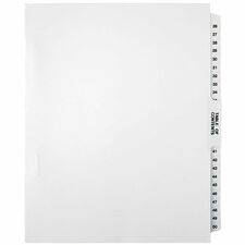 Office Depot® Brand Legal Index Exhibit Unpunched Dividers With ...