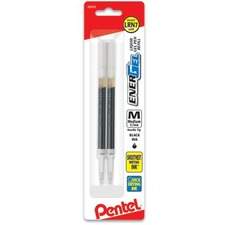 EnerGel Liquid Gel Pen Refills, Needle Point, 0.7 mm, Black Ink, Pack ...