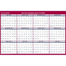 At-A-Glance Horizontal Reversible Erasable Academic/Regular Year 2022 ...