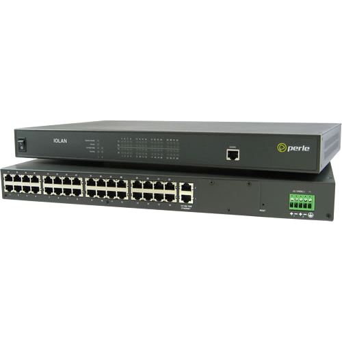 Perle IOLAN SDS32C DC Terminal Server - Twisted Pair - 2 x Network (RJ ...