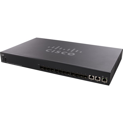Cisco SX550X-12F 12-Port 10G SFP+ Stackable Managed Switch - 12 Ports ...