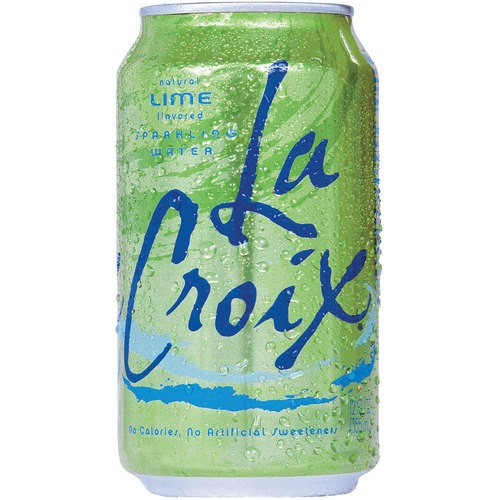 LaCroix Sparkling Water, Lime Flavor, 12 oz. Can, 24/CT - W.B. Mason
