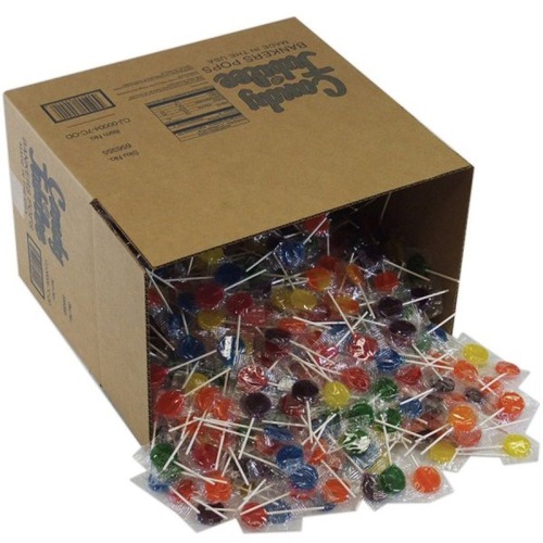 FB Washburn Assorted Lollipops, Box Of 1,440 Lollipops - Hard Candy ...