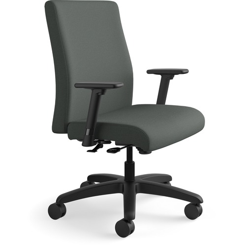HON Convergence Task Chair - Black Fabric, Foam Seat - 5-star Base - 1 Each