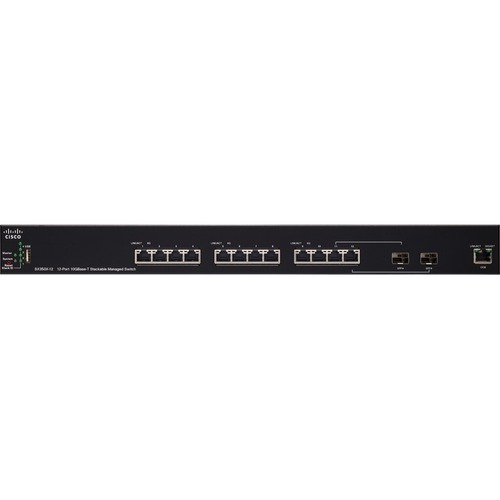 Cisco Systems, Inc SX350X-12-K9-NA-RF Cisco SX350X-12 12-Port 10GBase-T ...