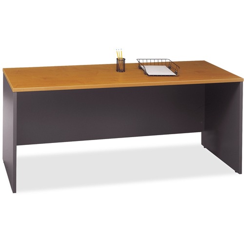 Bush Business Furniture Series C72W Credenza - Desk Shell in Natural ...