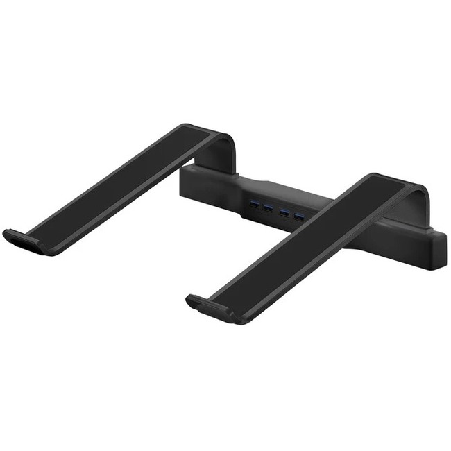 DAC® Notebook Stand with USB Hub Black | beePLUS Workplace Solutions