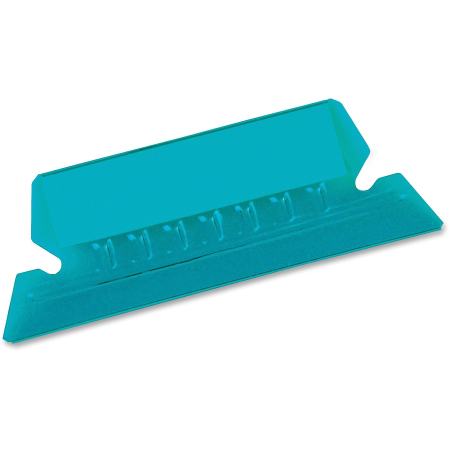 Oxford Hanging File Folder Tab - Blank Tab(s) - Blue Plastic Tab(s ...