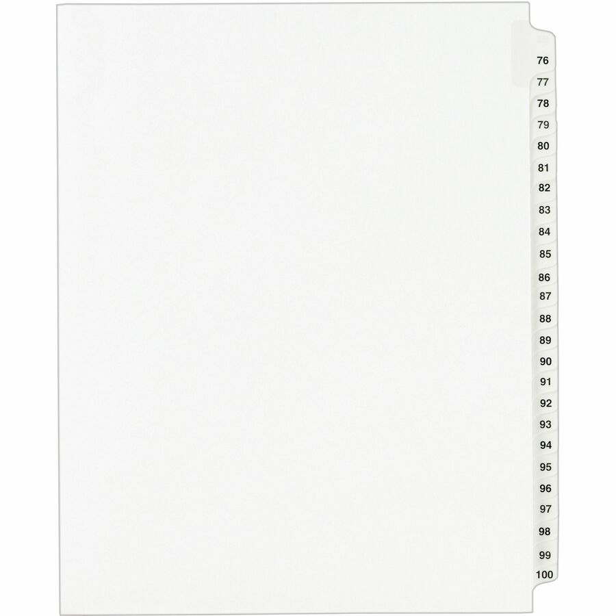 Avery® Standard Collated Legal Exhibit Divider Sets - Avery Style