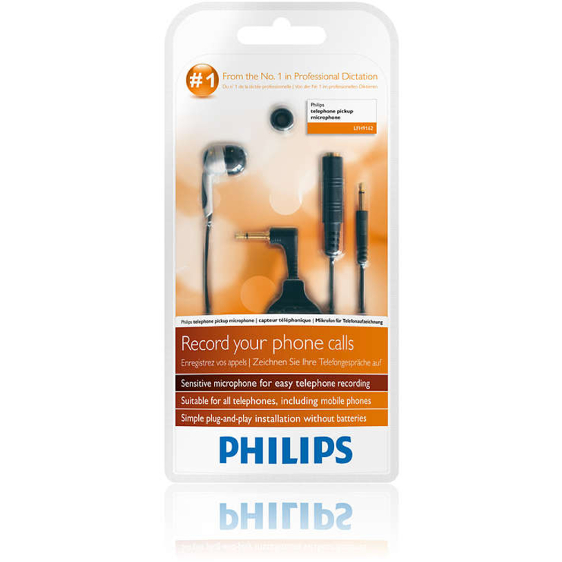 Philips Telephone Pickup Microphone LFH9162-LFH9162/00