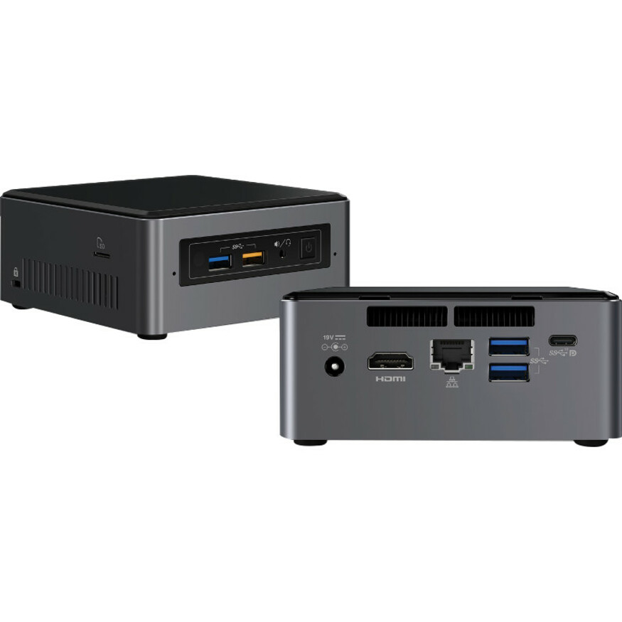 Intel NUC NUC7i3BNH Desktop Computer - Intel Core i3 7th Gen i3-7100U 2.40 GHz DDR4 SDRAM - Mini ...