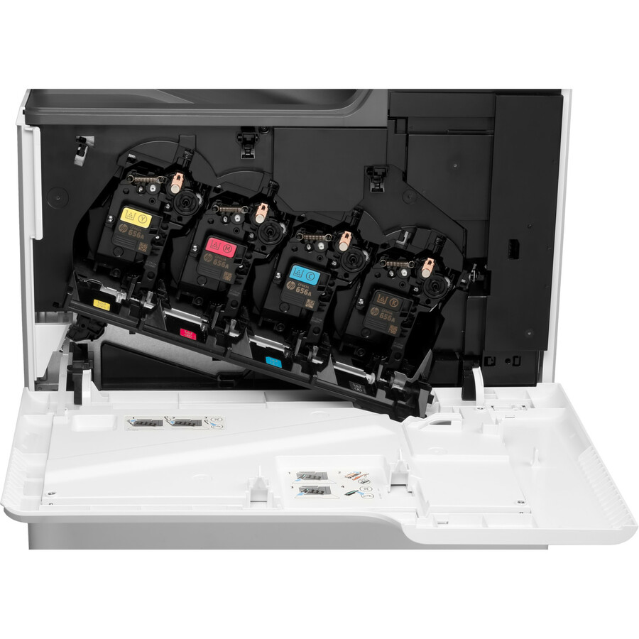 HP LaserJet M652 M652dn Desktop Laser Printer - Color - 50 ppm Mono ...
