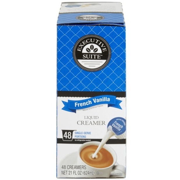Executive Suite® Liquid Coffee Creamer, French Vanilla Flavor, 0.38 Oz ...