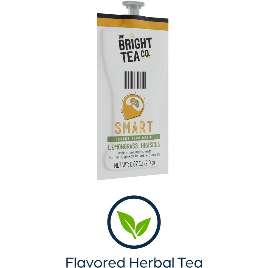 Flavia The Bright Tea Co. Smart Lemongrass/Hibiscus Herbal Tea ...