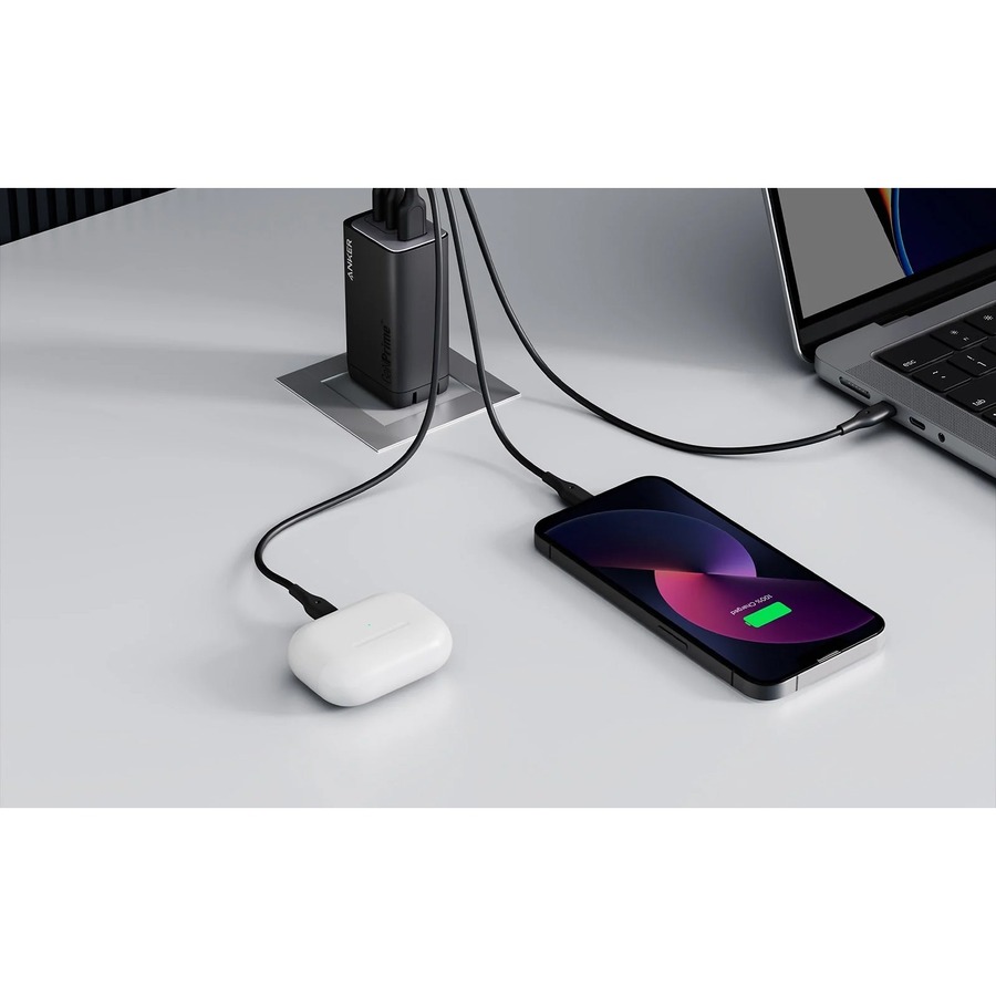 ANKER 737 AC Adapter - 120 W - 120 V AC, 230 V AC Input - Black-A2148111