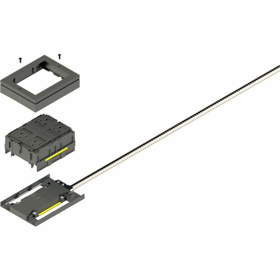 Connectrac Express Series 6 FT Under Carpet Kit - Silver-CT.XP.1-06-25.1C