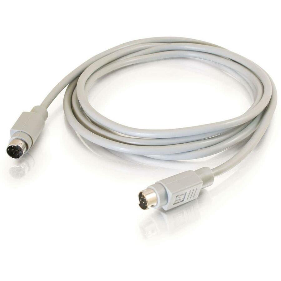 C2G 6ft 8-pin Mini Din M/M Serial Cable - mini-DIN Male Serial - mini ...