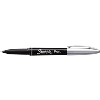 SAN1758055 : Sharpie® Grip Permanent Ink Porous Point Pen, Stick, Fine ...