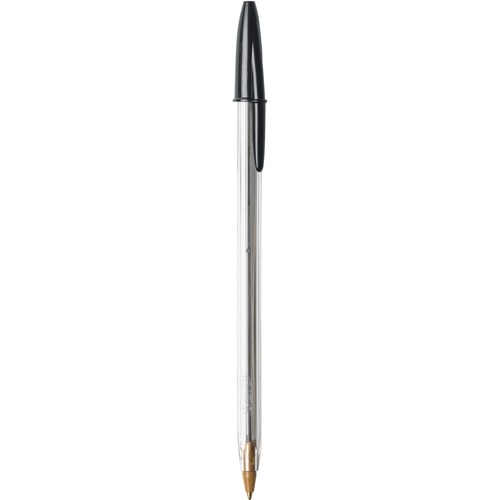 BIC Cristal Xtra Smooth Ballpoint Pen, Stick, Medium 1 mm, Black Ink ...