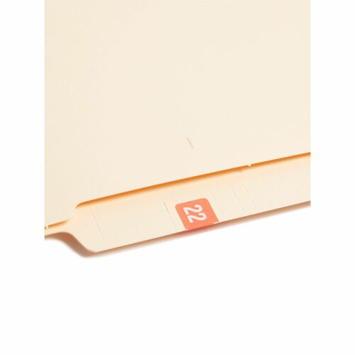 Smead Yearly End Tab File Folder Labels, 22, Pink, 25/Sheet, 250/PK - W ...