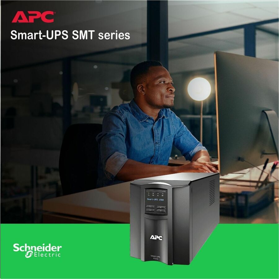 APC SMT1500C Smart-UPS, Line Interactive, 1500VA, Tower, 120V, 8x NEMA ...