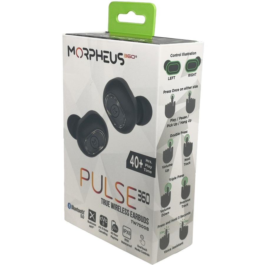 Morpheus 360 Pulse 360 True Wireless Earbuds - Wireless In-Ear Headphones - Qualcomm® aptX ...
