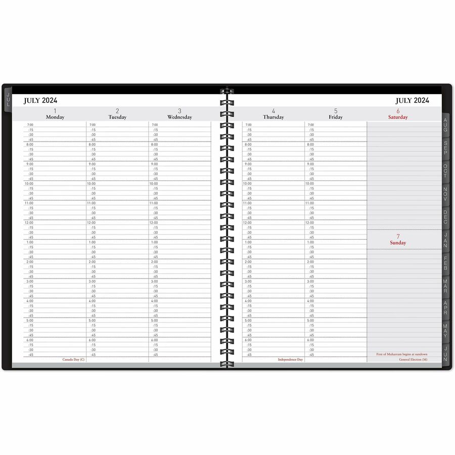 2024-2025 Office Depot® Brand 14-Month Weekly/Monthly Academic Planner ...
