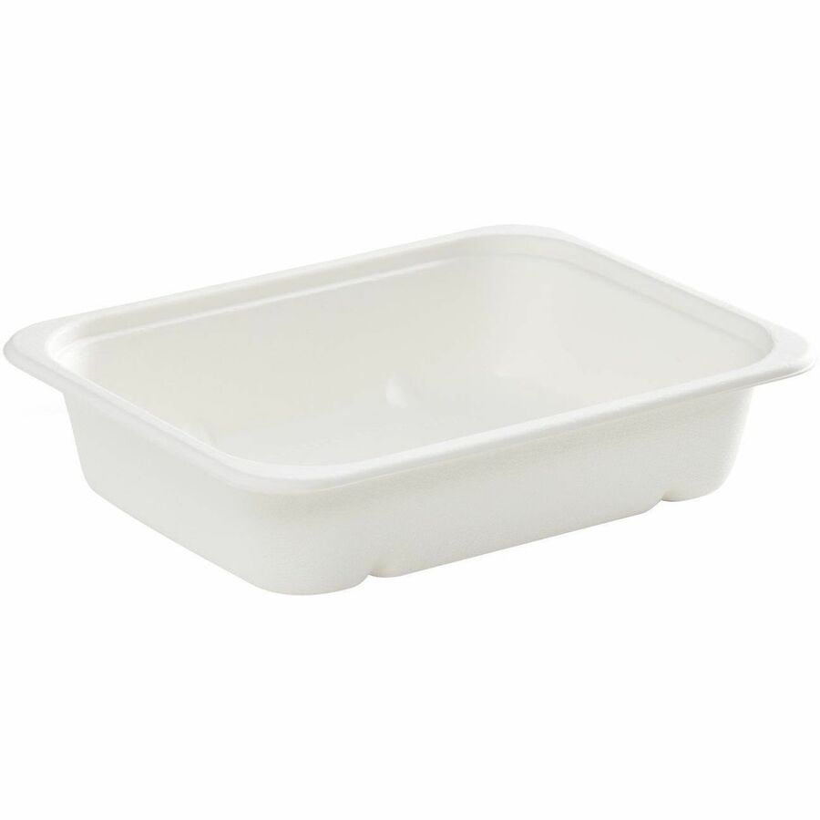 Eco Guardian 32 oz Rectangular Fibre Compostable Container - Food - Microwave Safe - Oven Safe ...