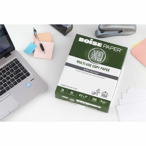 Boise X-9 Multi-Use Copy Paper, 92 Bright, 20 lb, 8.5" x 11", White ...