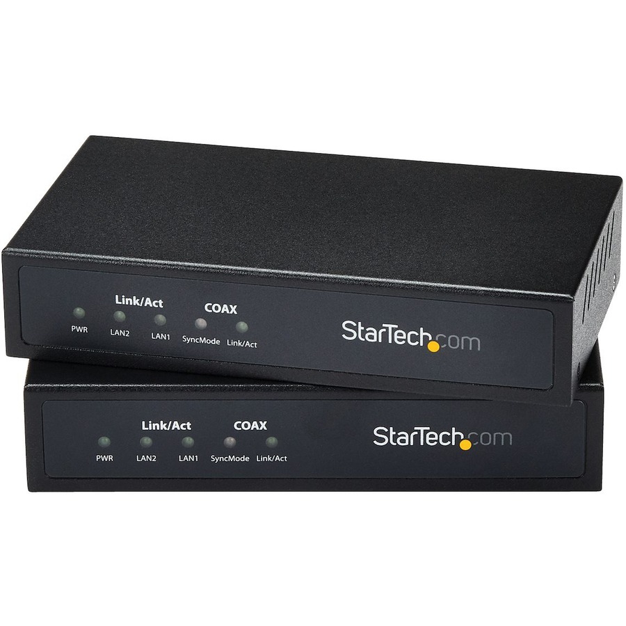 StarTech.com Gigabit Ethernet over Coaxial Unmanaged Network Extender ...