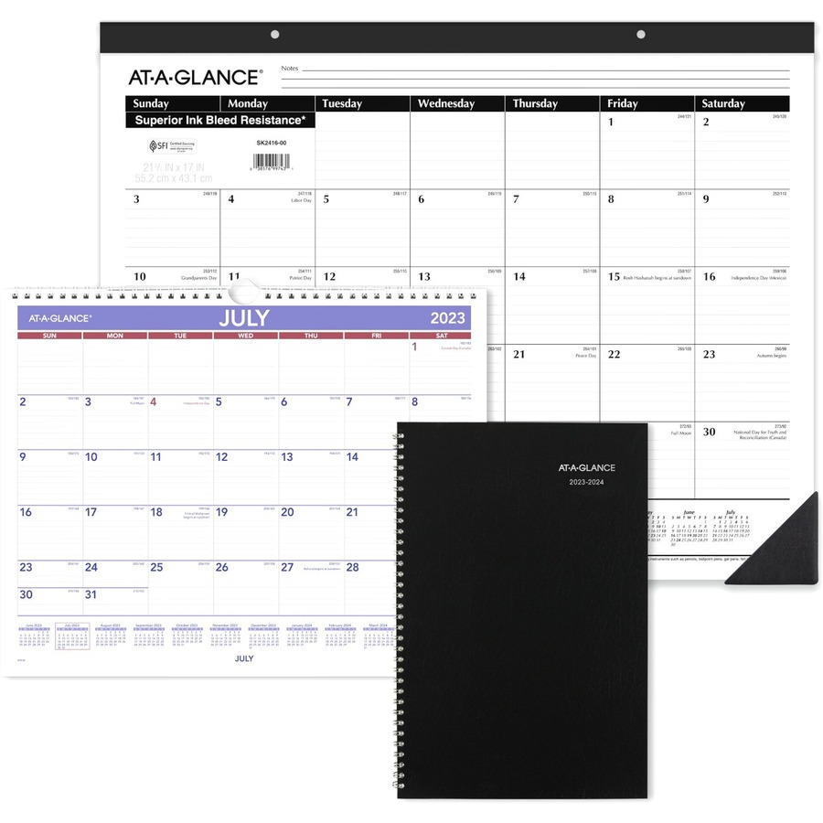 At-A-Glance Horizontal Reversible Erasable Academic and Regular Year ...