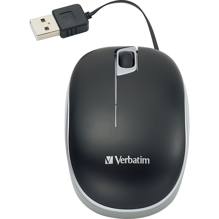 Verbatim Mouse - Optical - Cable - Black - USB Type A - 1000 dpi ...