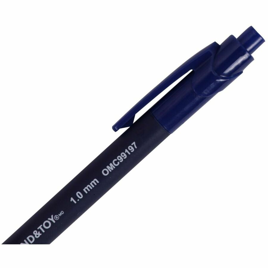 Integra Rubber Grip Retractable Pen - Madill - The Office Company