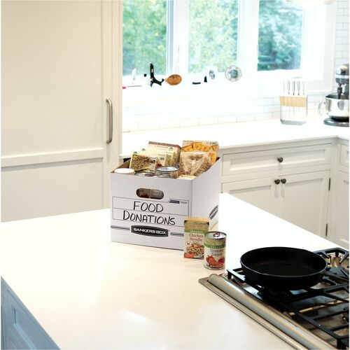 Bankers Box STOR/FILE Storage Box, Letter/Legal, 450 lb, Lift-off ...