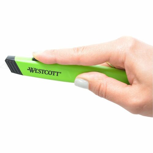 Westcott Safety Ceramic Blade Box Cutter, 5 1/2 in, Green - W.B. Mason