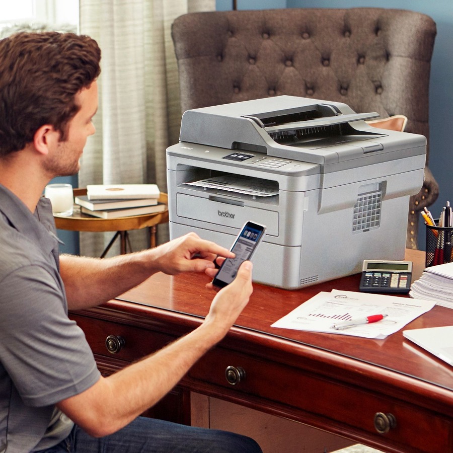 Brother Workhorse MFC-L2759DW Wireless Laser Multifunction Printer ...