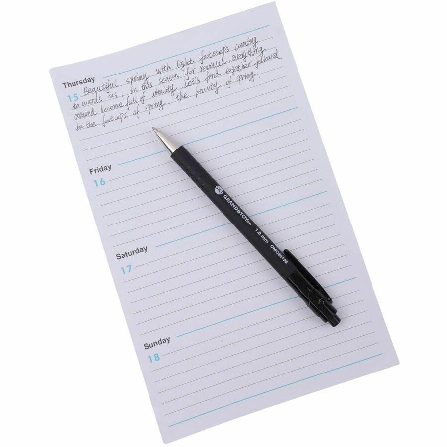 Integra Rubber Grip Retractable Pen - Madill - The Office Company