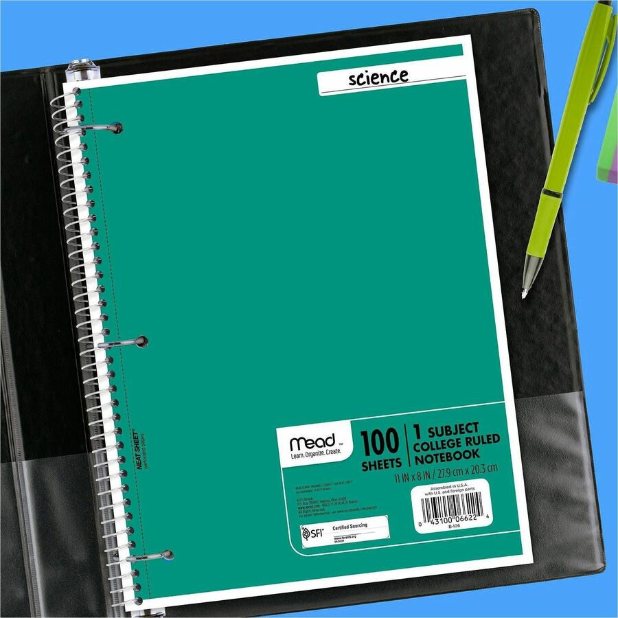 Mead One subject Spiral Notebook Notebooks ACCO Brands Corporation Mead One subject Spiral Notebook Notebooks ACCO Brands Corporation