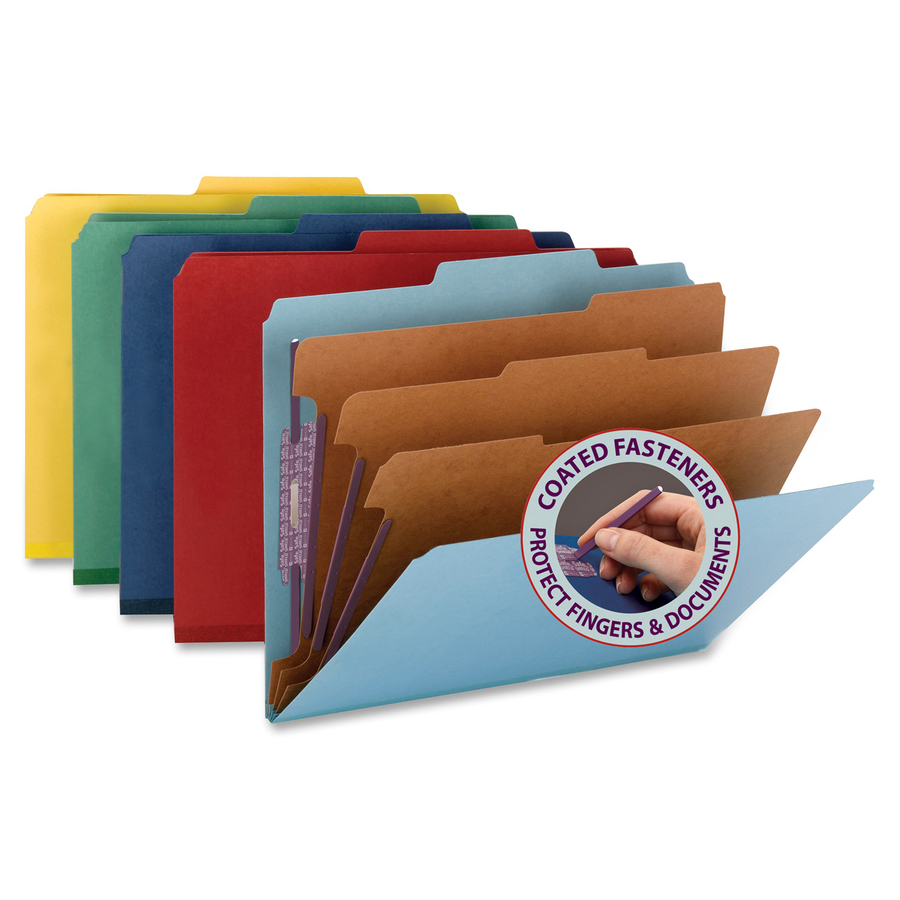 Smead Classification Folders with SafeSHIELD Fastener