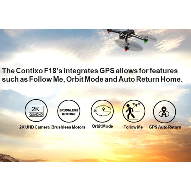 Contixo F18 2K FPV RC Drone With Camera For Adults Quadcopter With ...
