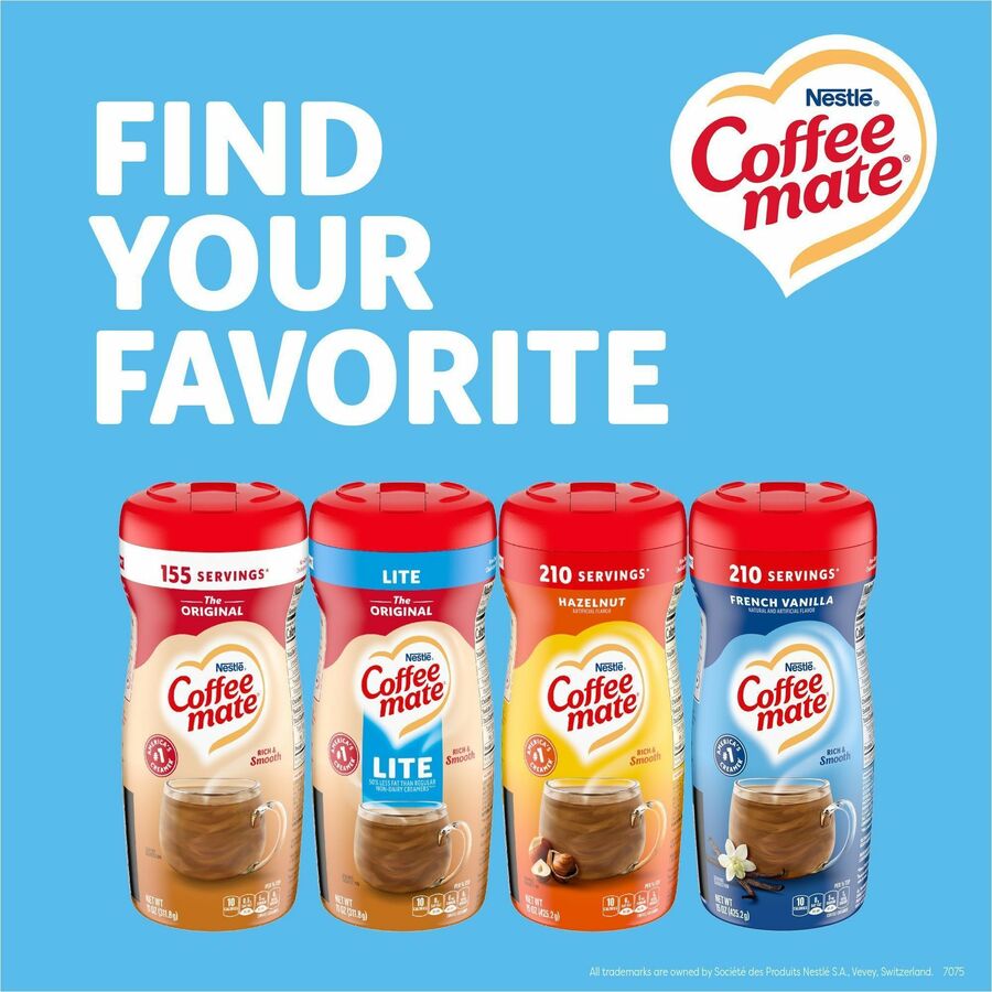 Coffee Mate French Vanilla Powdered Creamer Canister Gluten Free