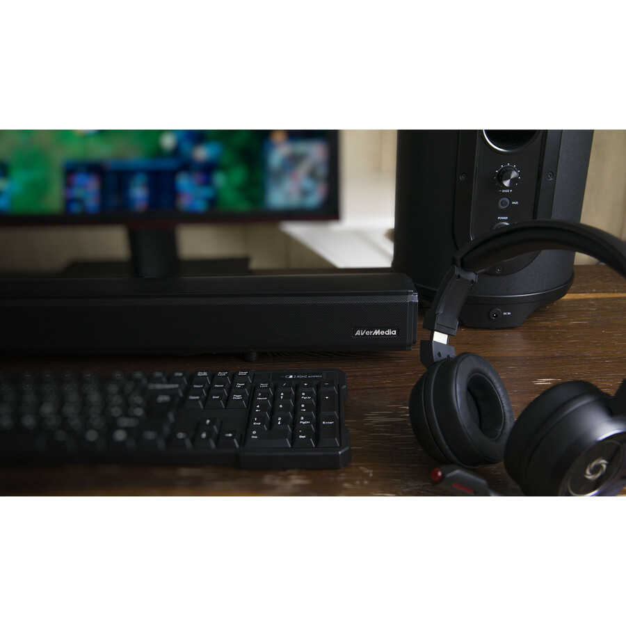 AVerMedia SonicBlast GS333 2.1 Bluetooth Sound Bar Speaker - 60 W RMS ...