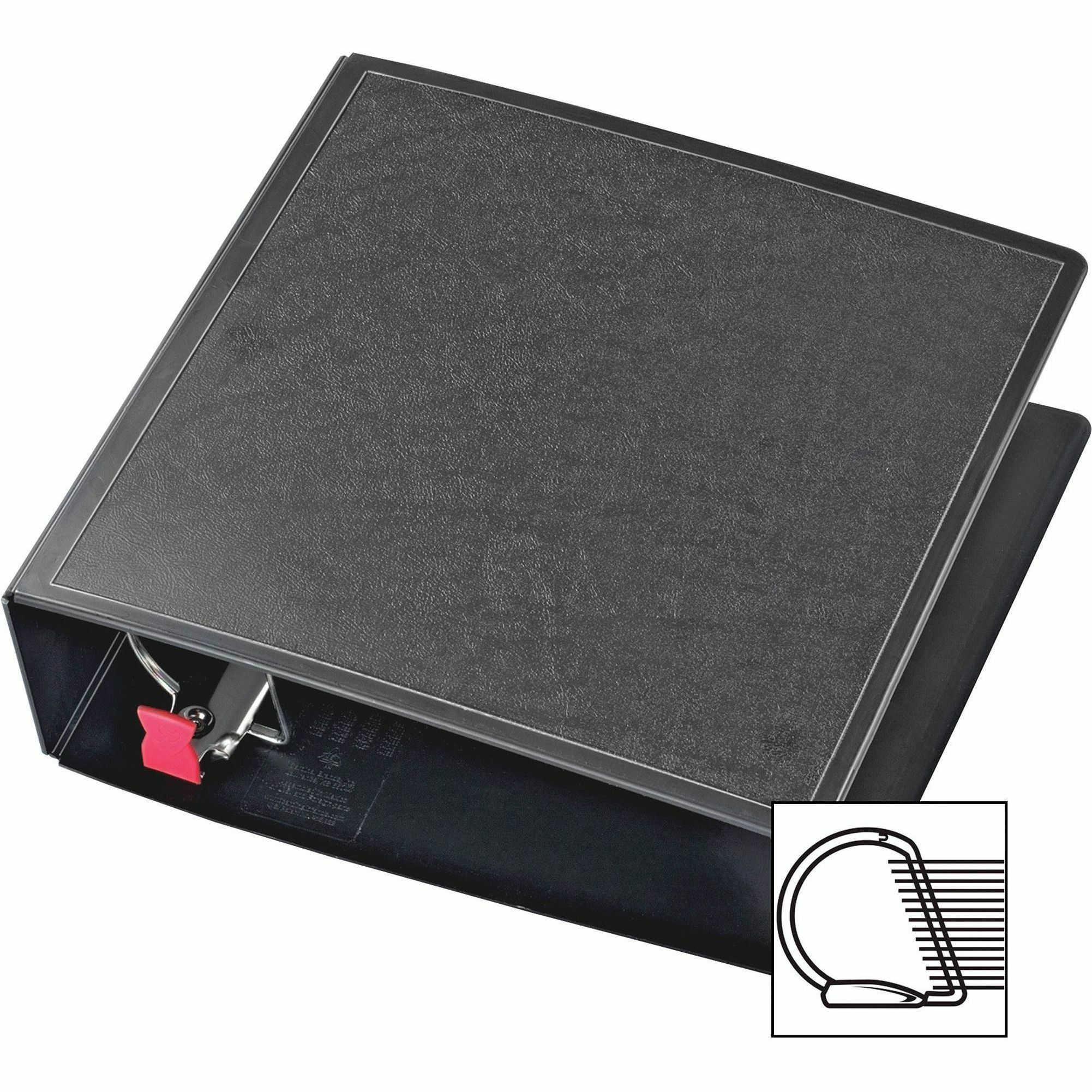 Ring Binder Sparco Slant-D Locking - 1.5 Inch Capacity Black ...