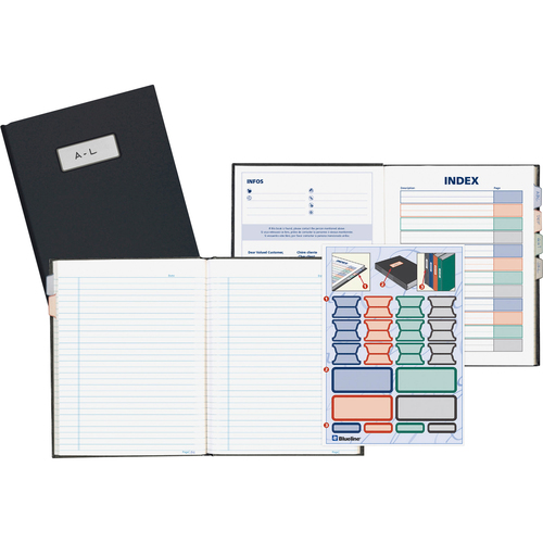 Blueline Business Notebook, College Ruled, 7.25" x 9.25", White Paper ...