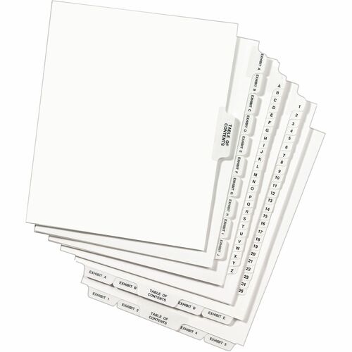 Avery Standard Collated Legal Dividers Style, Letter Size, Avery-Style ...