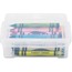 Advantus Super Stacker Crayon Box, Clear, 3 1/2" x 4 4/5" x 1 3/5" - W ...