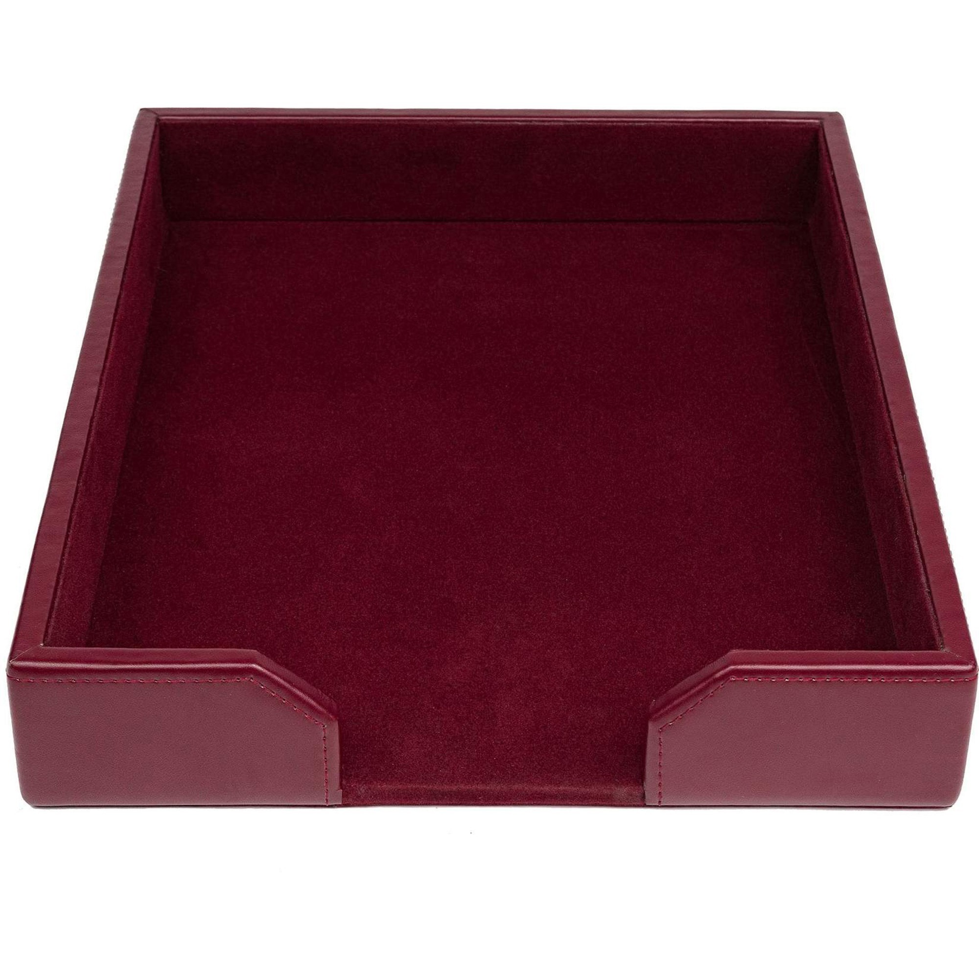 Dacasso Bonded Leather Letter Tray | Office City Express - Columbus OH