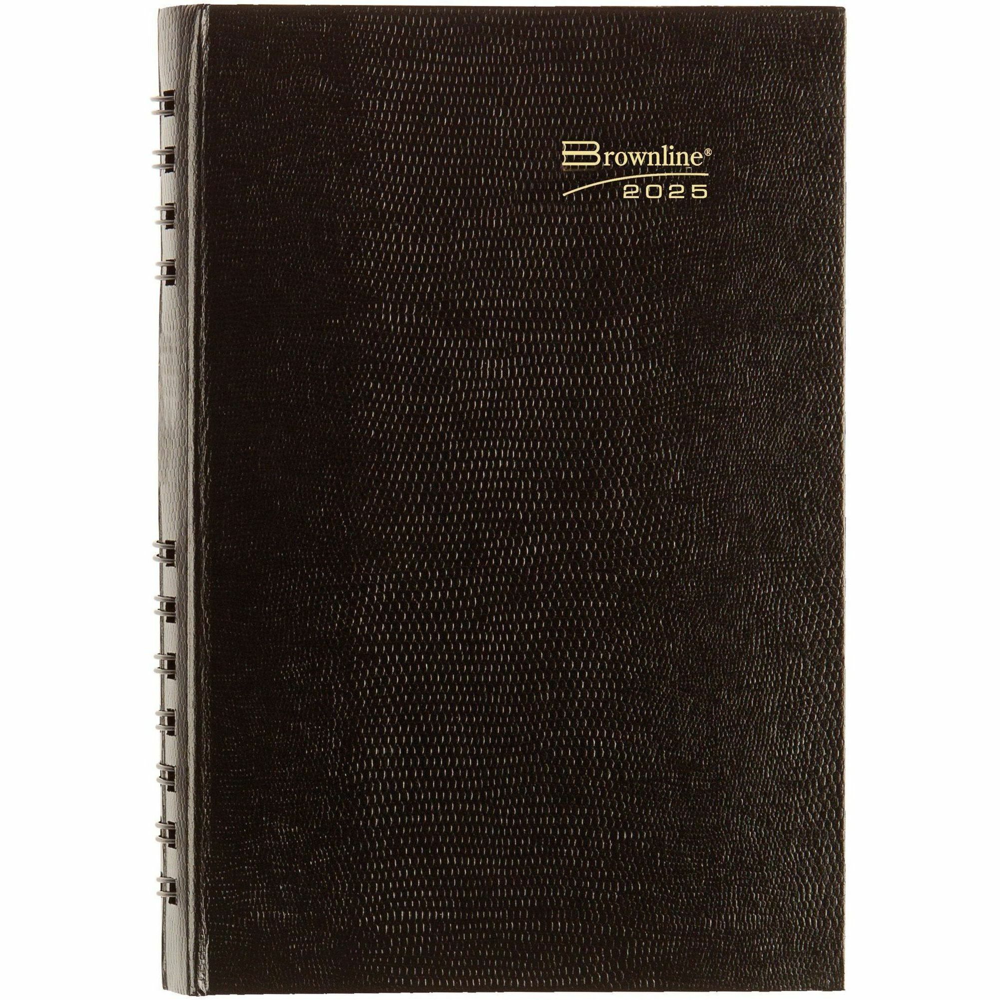 Brownline CoilPro Hard Cover Daily Appointment Book / Monthly Planner ...